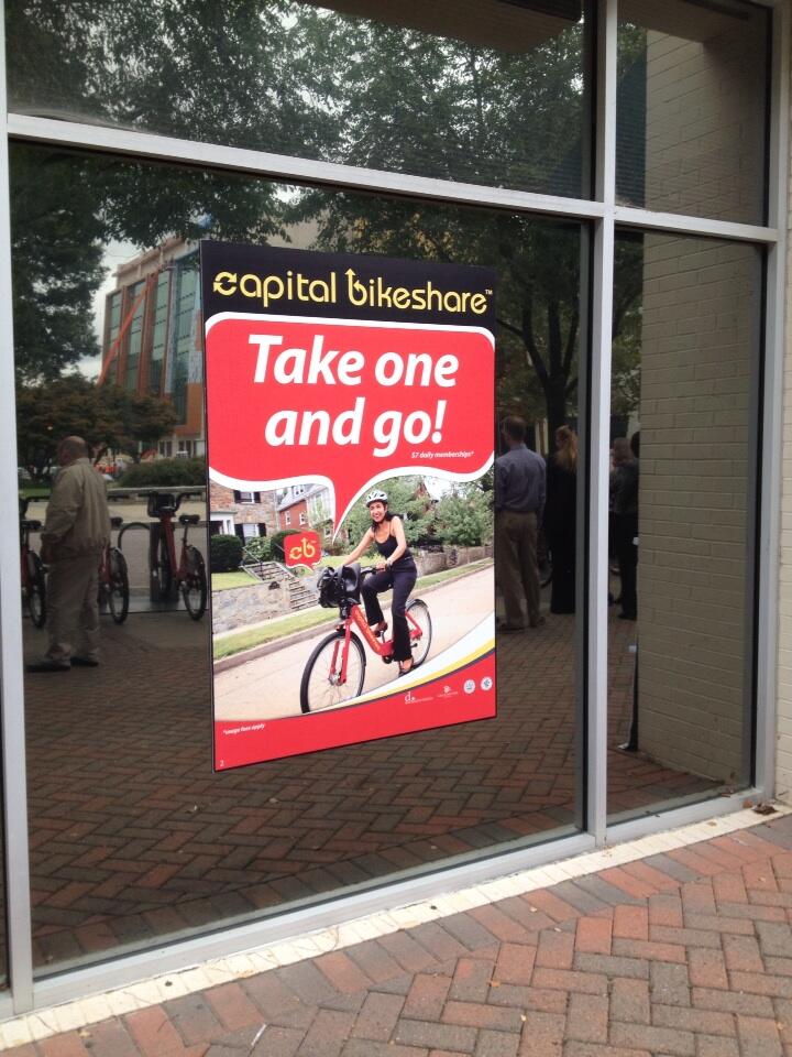 bike share signs | Montgomery Community Media