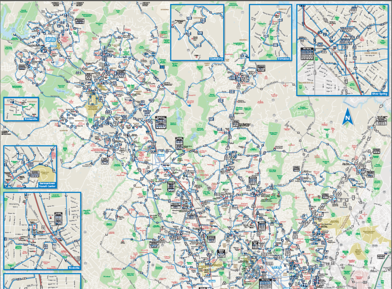 Ride On Publishes New Bus System Maps (PHOTO) | Montgomery Community Media