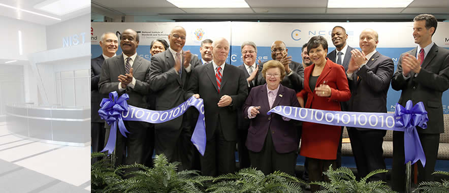 NIST NCCoE Cybersecurity Ribbon Cutting 885x380 | Montgomery Community ...