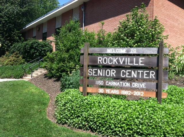 Rockville Senior Center with sign | Montgomery Community Media
