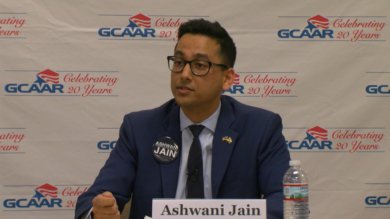 Ashwani Jain (D) Position on Fuel Energy Tax | Montgomery Community Media