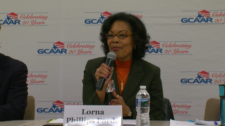 Lorna Phillips Forde (D) Participates in Council At-Large Forum ...