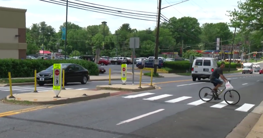 Facebook Aspen Hill HAWK pedestrian crossing | Montgomery Community Media