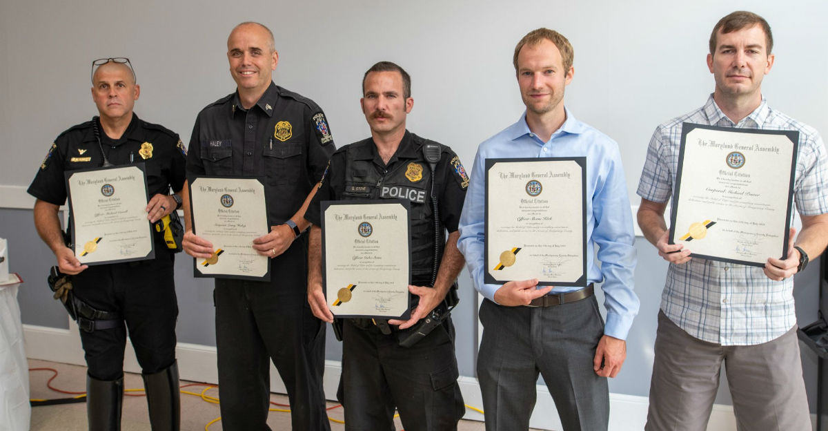 11 Officers Honored For Response to Domestic Violence, Arson Incident ...