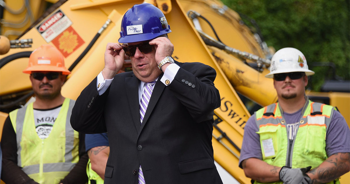 Governor Says First Part of Purple Line is Installed | Montgomery ...
