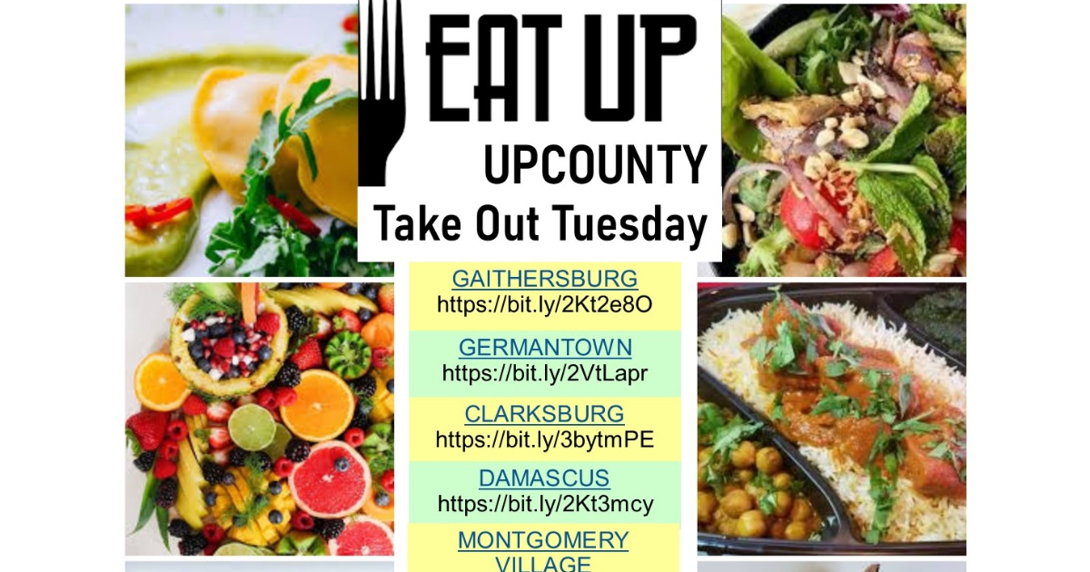 Upcounty Restaurants to Participate in Take Out Tuesday | Montgomery ...