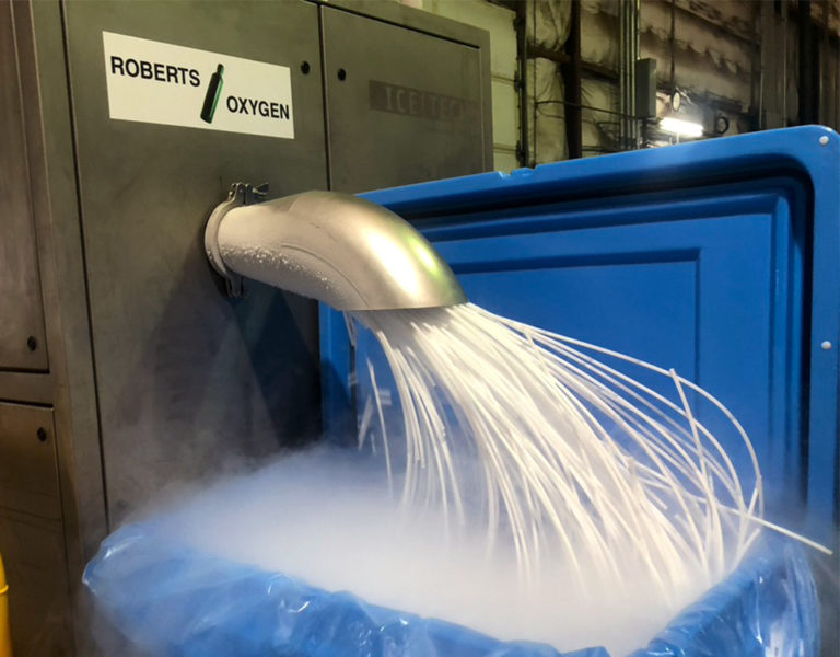 Roberts Oxygen in Gaithersburg Manufacturing Dry Ice for Pfizer ...