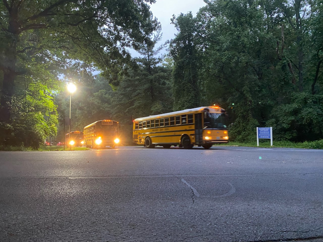 bts 2021 school buses at Bethesda depot 2 | Montgomery Community Media